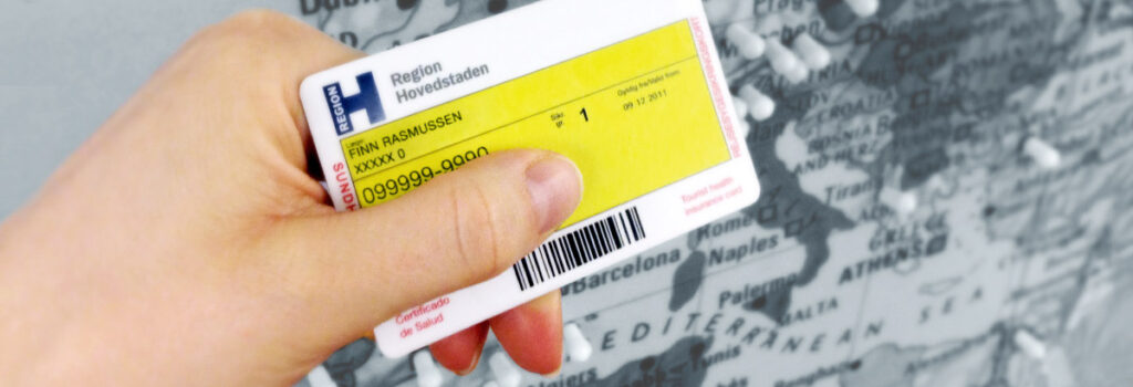 det gule sygesikringsbevis sidste rejse
